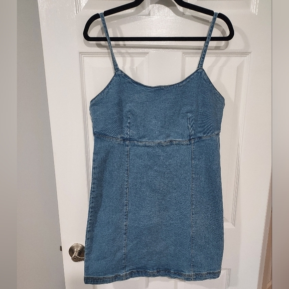 Lone Star | Dresses | Nwot Lone Star Denim Spaghetti Straps Mini Dress ...